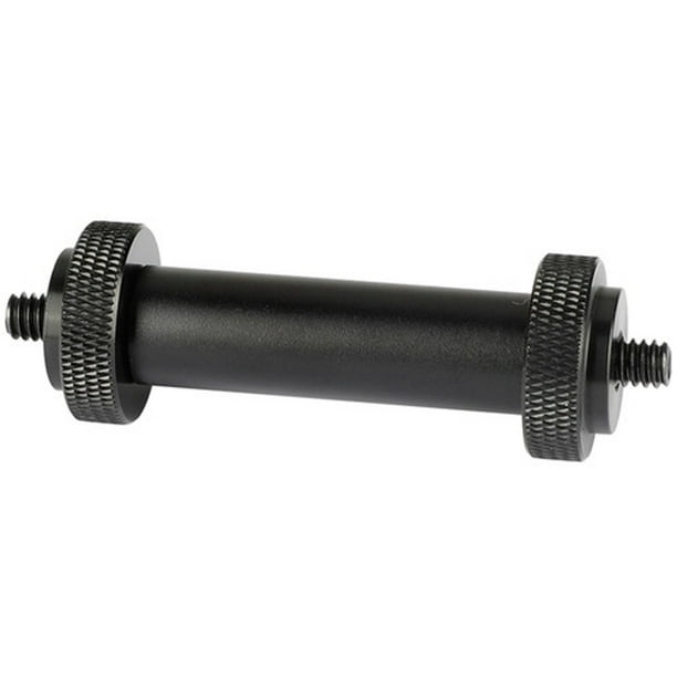 CAMVATE 15mm Micro Rod with Double-Ended 1/4"-20 Male Thread Adapter, 2 ...