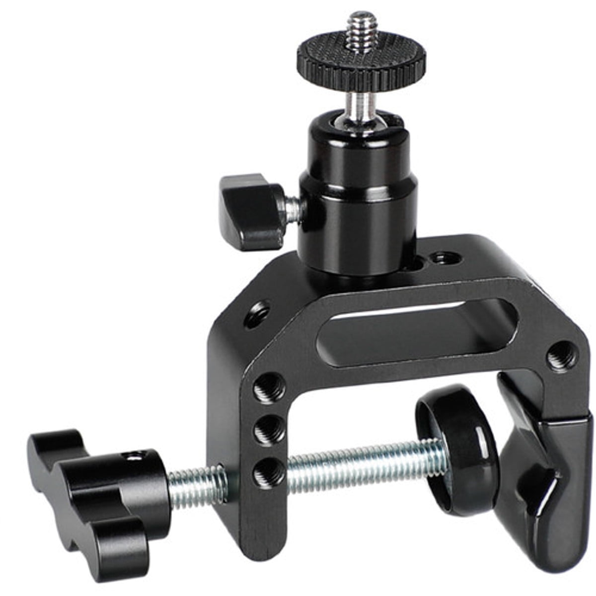 CAMVATE C Clamp with Mini Ball Head Mount, Black Locking Knob, 4 Lbs ...