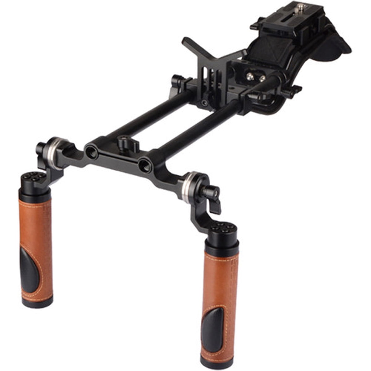 Camvate DSLR Shoulder Mount Rig, Manfrotto QR Base Plate, ARRI Rosette ...