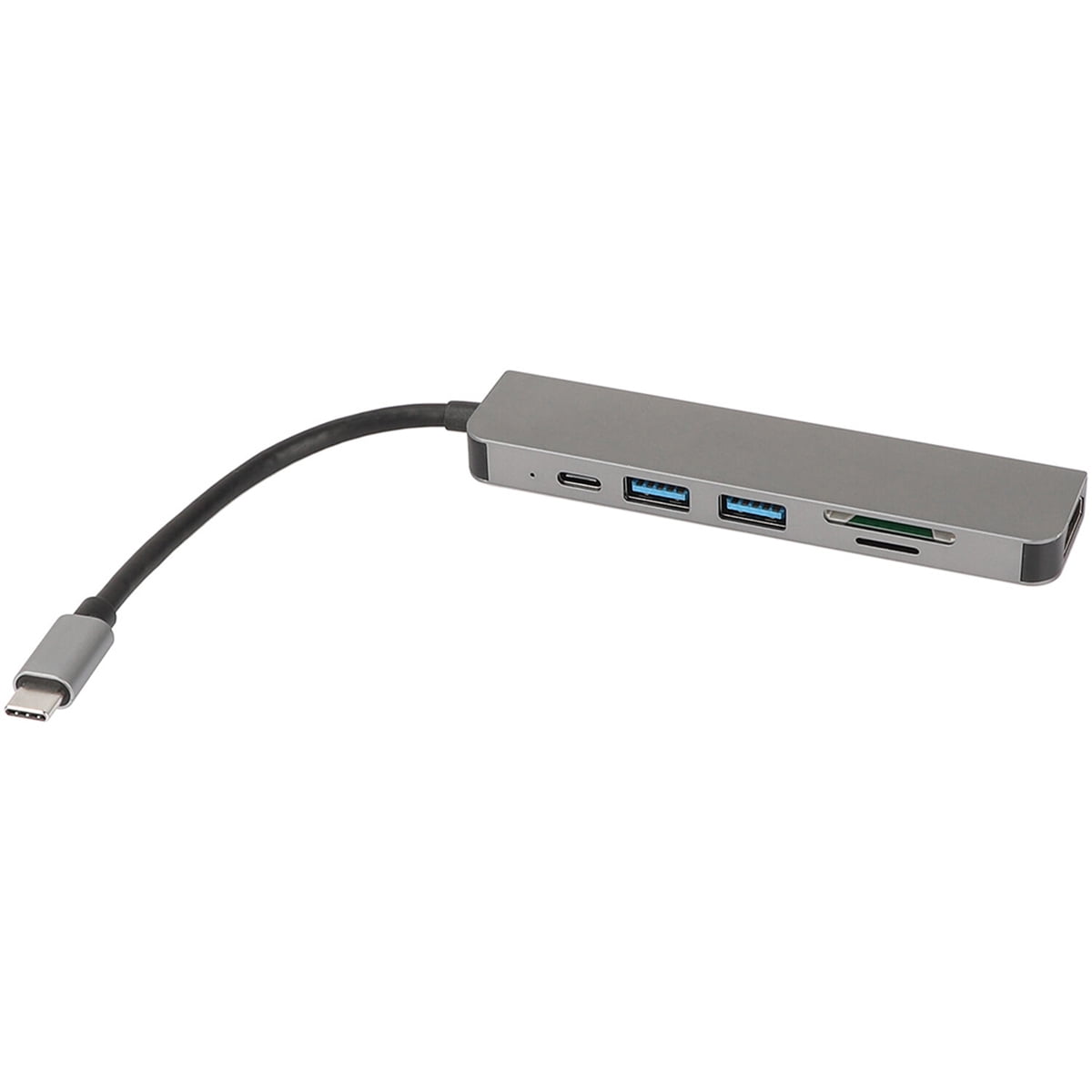 CAMVATE Portable USB Type-C Hub Multiport 6-In-1 Adapter for Mac Pro ...