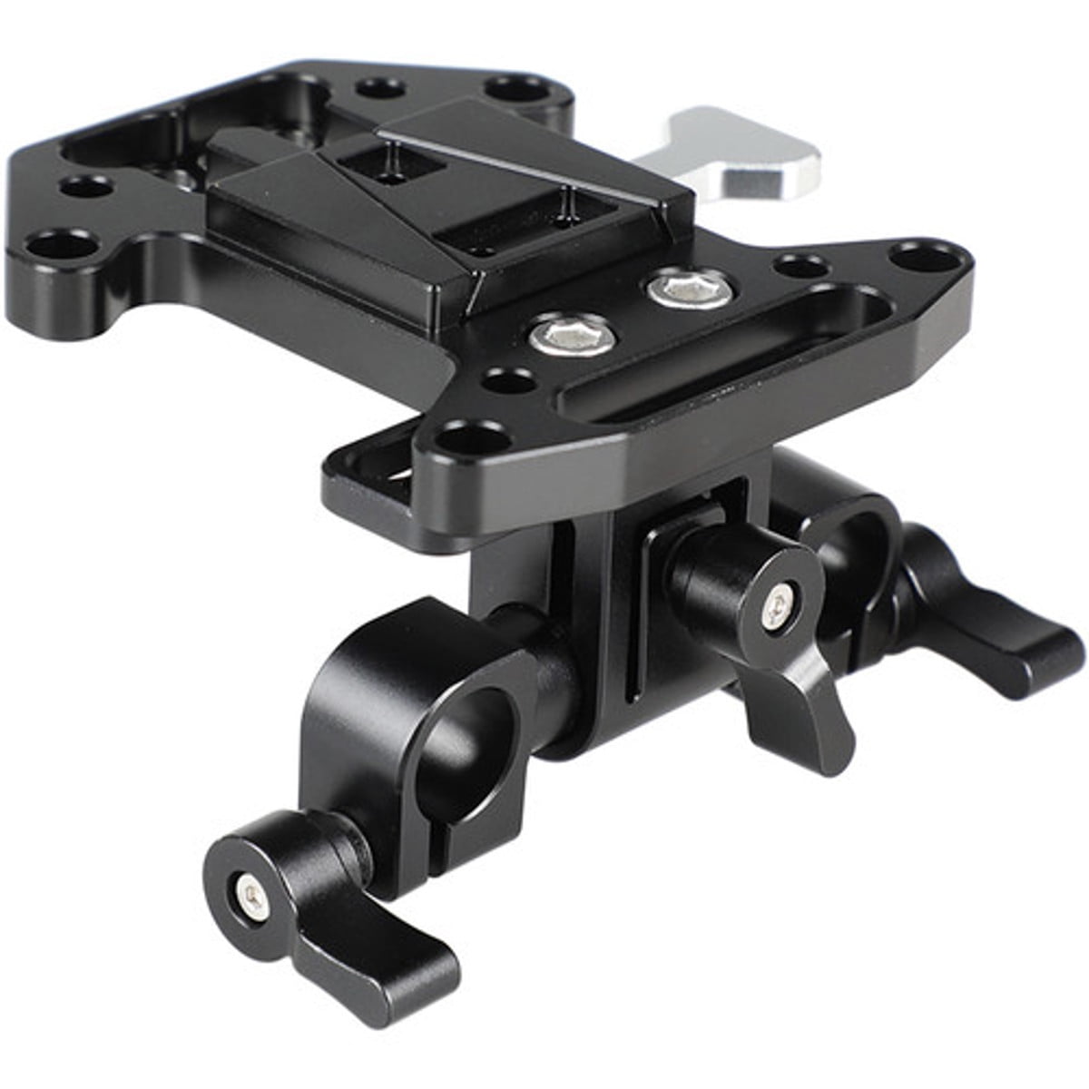 CAMVATE Quick Release V Lock Mount Battery Plate with Adjustable 15mm ...