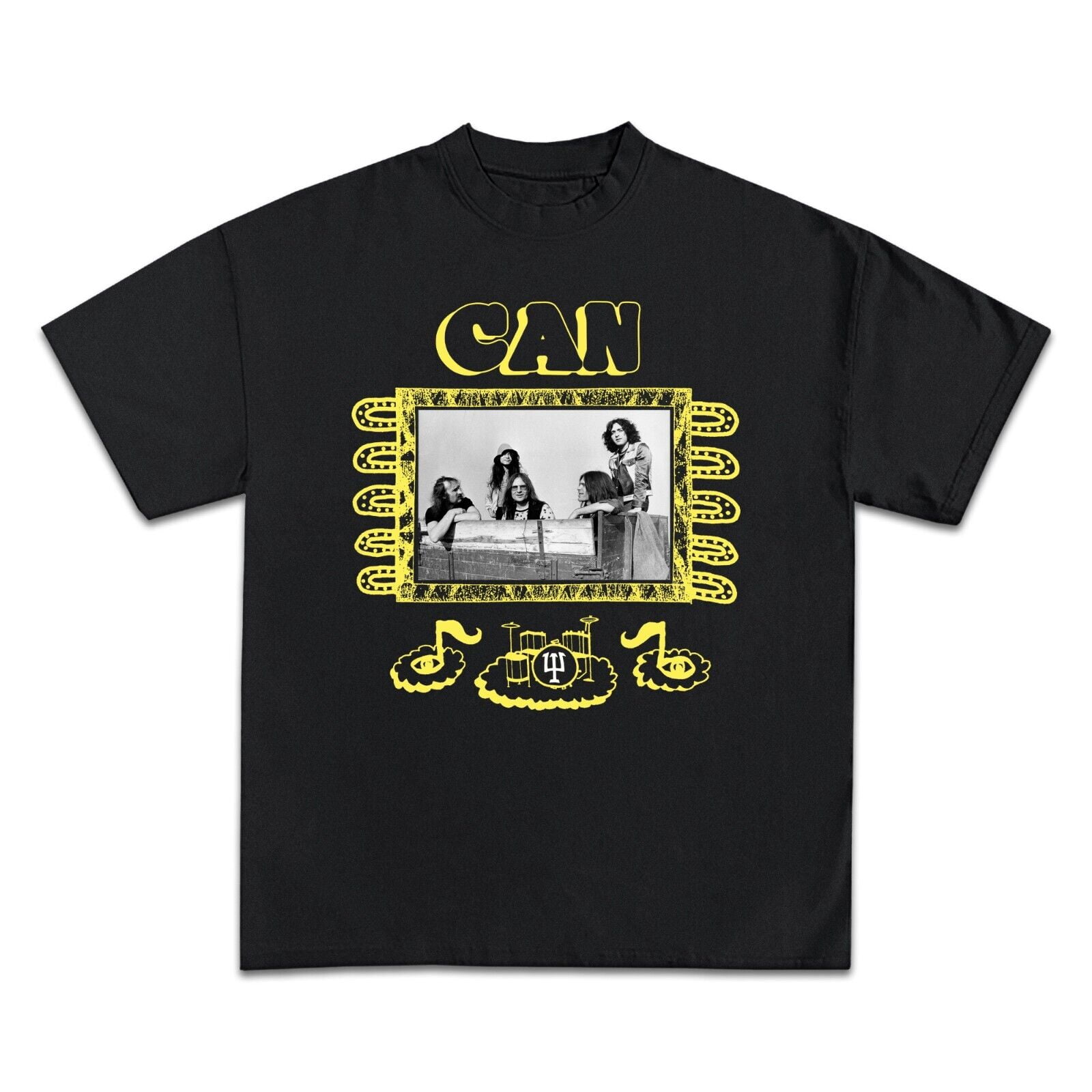 CAN Band Graphic Unisex Shirt, CAN Band shirt for fans Black T-Shirt ...