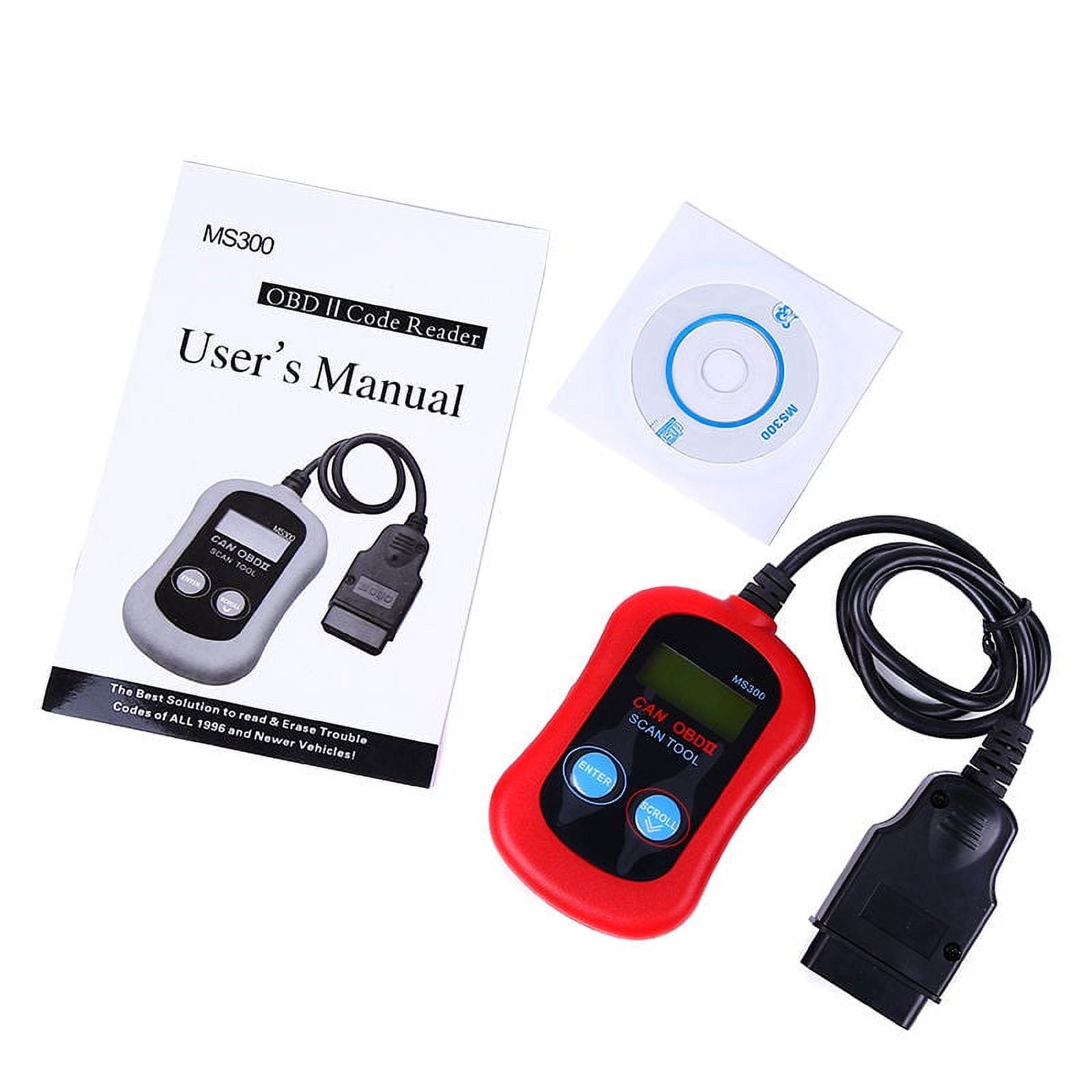 CAN OBD2 EOBD II Auto Diagnostic Vehicles Scanner Universal Car Fault ...
