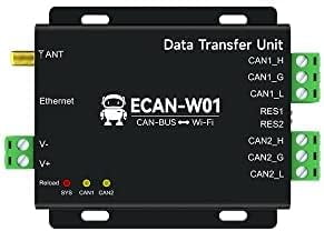 CAN2.0 to WiFi Converter Serial Server AP STA CANBUS ECAN-W01 TCP Gateway Heatbeat Isolation ...