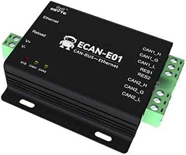 CAN2.0 to Ethernet 2 Way Transparent Transmission CANBUS to RJ45 Ethernet Data Converter ECAN ...