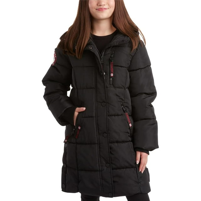 CANADA WEATHER GEAR Girls’ Winter Coat – Stadium Length Quilted Puffer ...