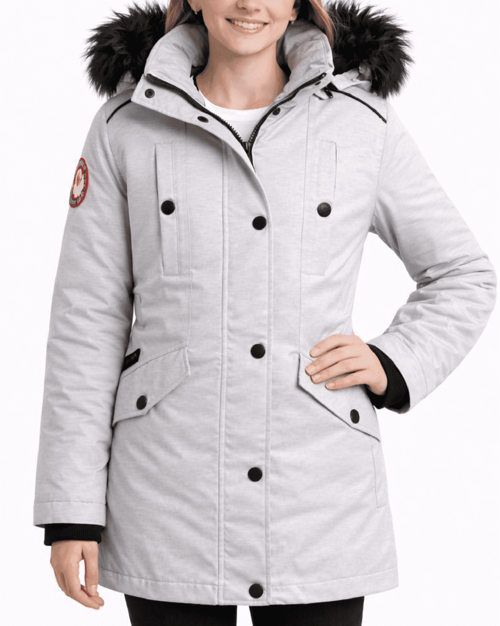 CANADA WEATHER GEAR Girls' Winter Jacket - Stadium Expedition Parka ...