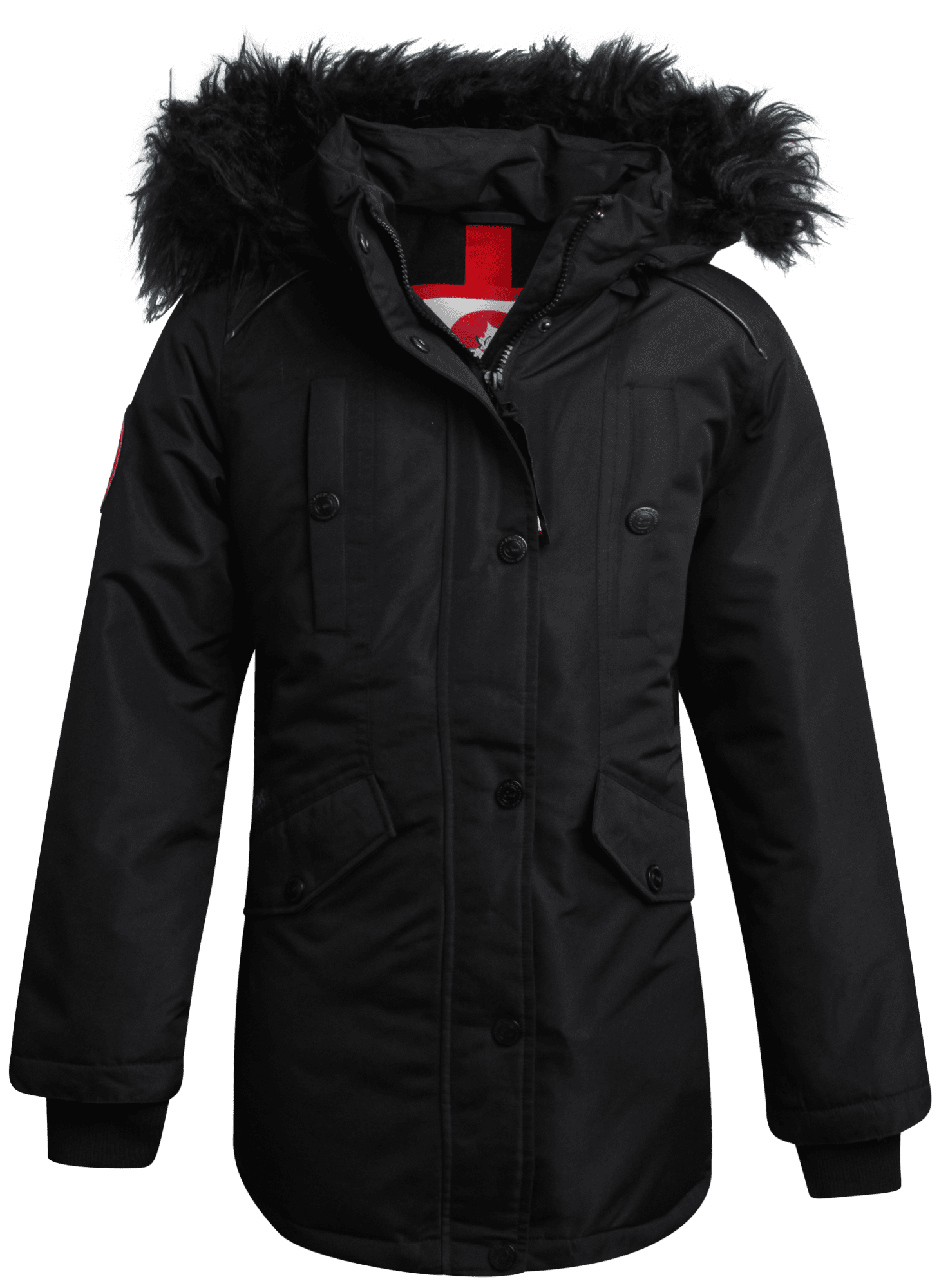 CANADA WEATHER GEAR Girls' Winter Jacket - Stadium Expedition Parka ...
