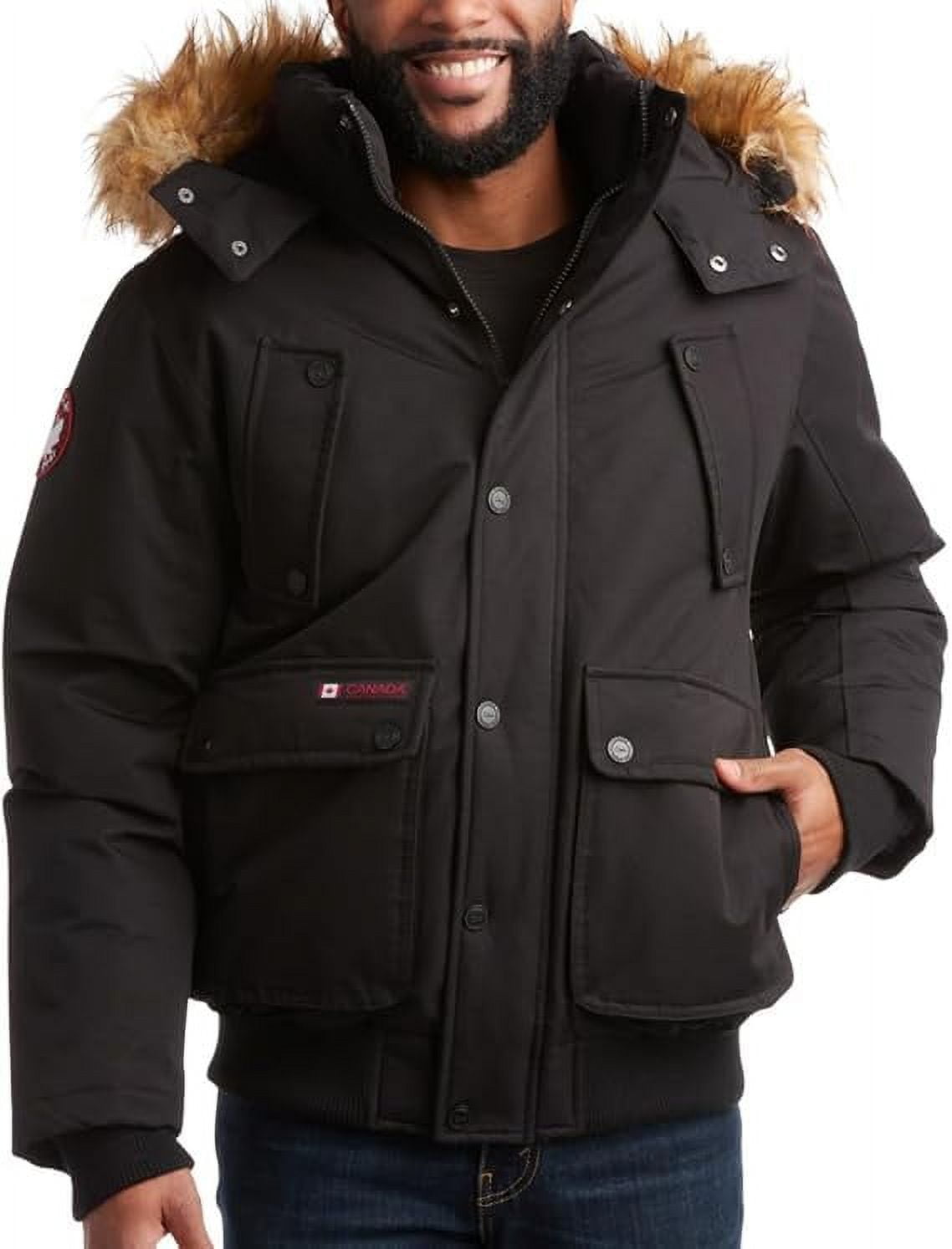 CANADA WEATHER GEAR Men’s Big & Tall Winter Jacket– Heavyweight Bomber ...