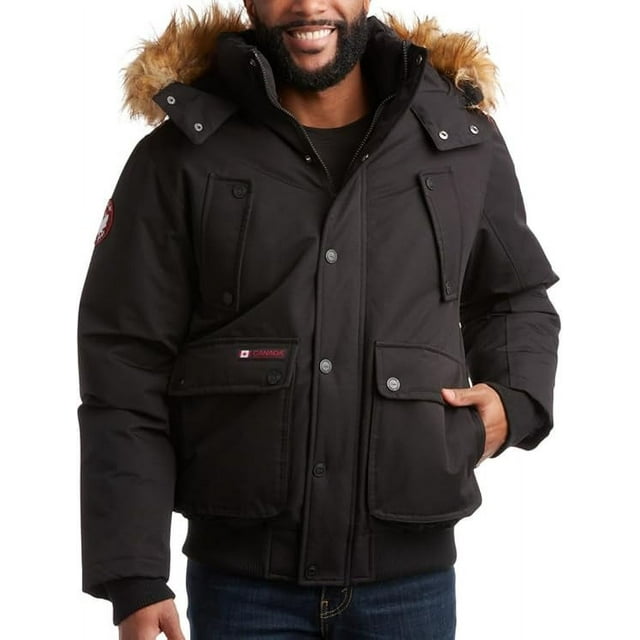 CANADA WEATHER GEAR Men’s Big & Tall Winter Jacket– Heavyweight Bomber ...
