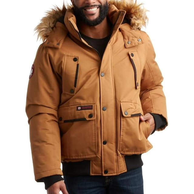 CANADA WEATHER GEAR Men’s Big & Tall Winter Jacket– Heavyweight Bomber ...