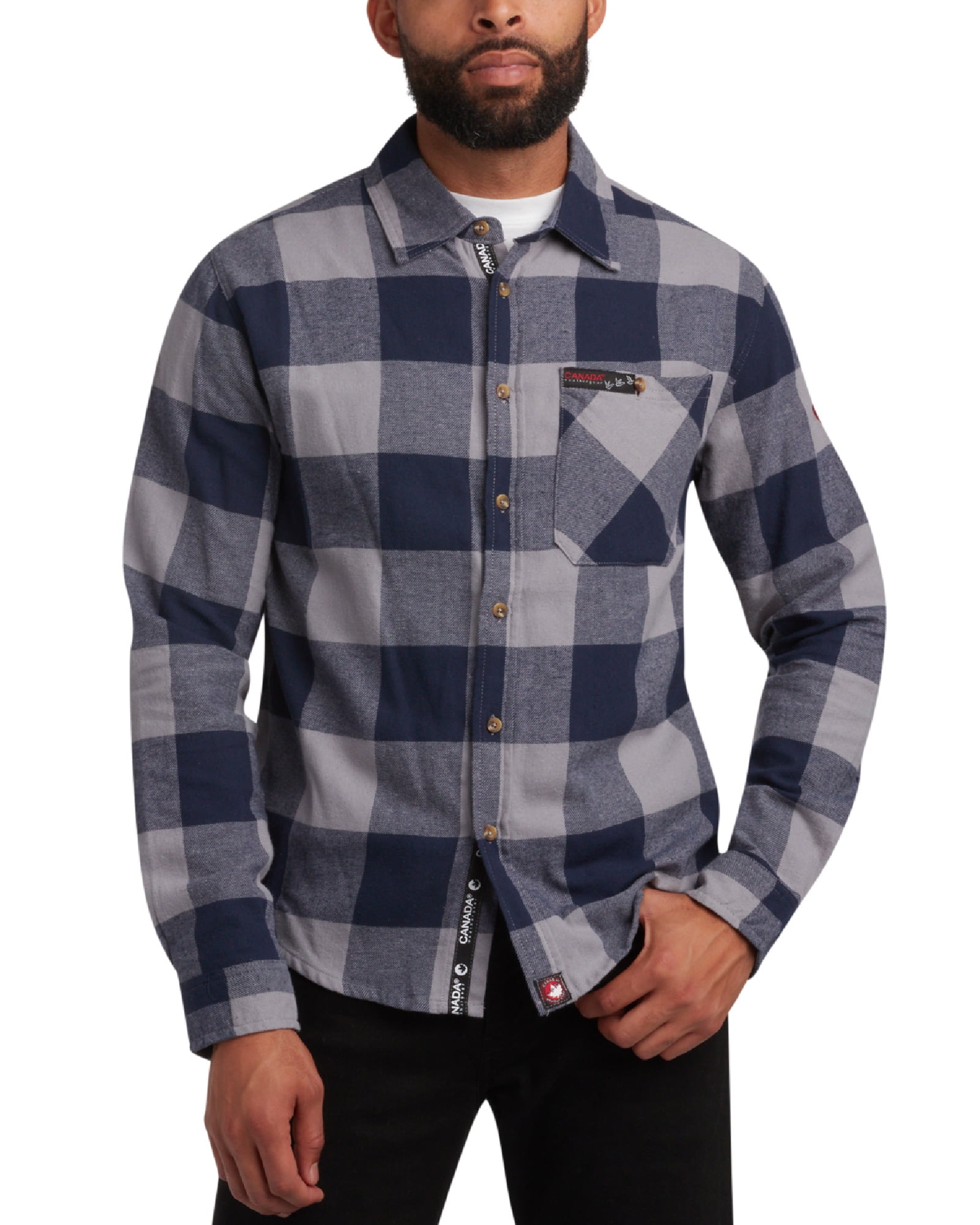 Customer reviews for CANADA WEATHER GEAR Men's Flannel Shirt - Casual ...