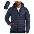 CANADA WEATHER GEAR Men's Puffer Jacket - Lightweight Nylon Packable ...