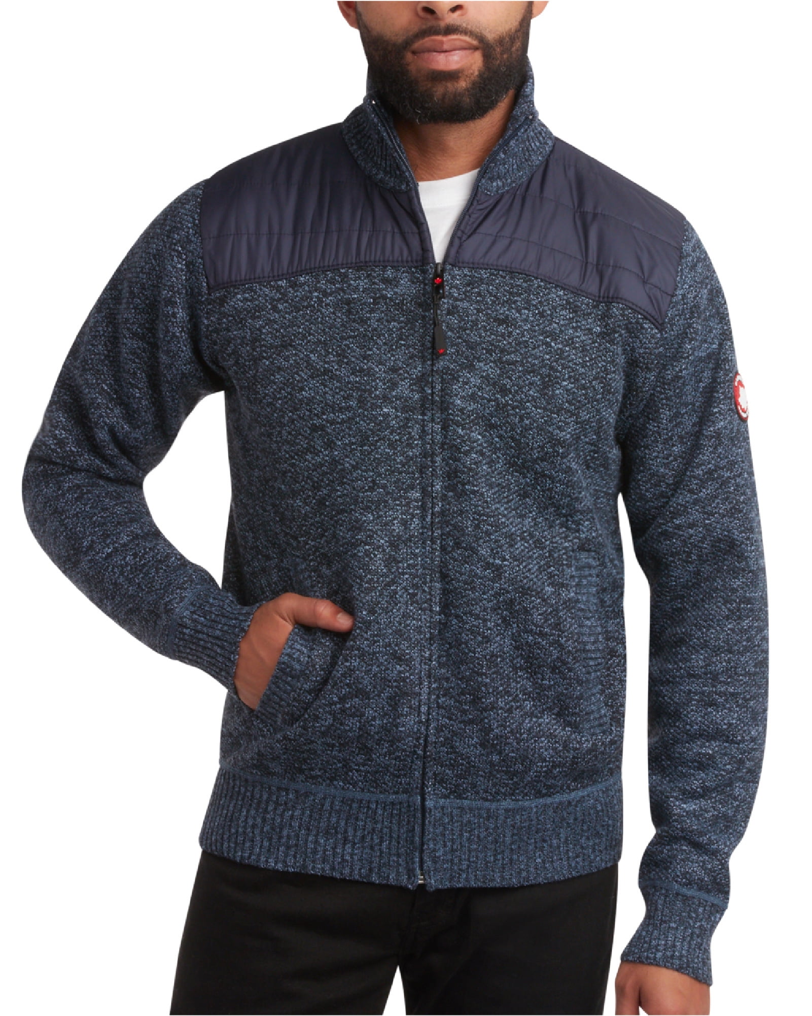 CANADA WEATHER GEAR Men's Sweater - Classic Zip Up Polar Fleece Mens ...