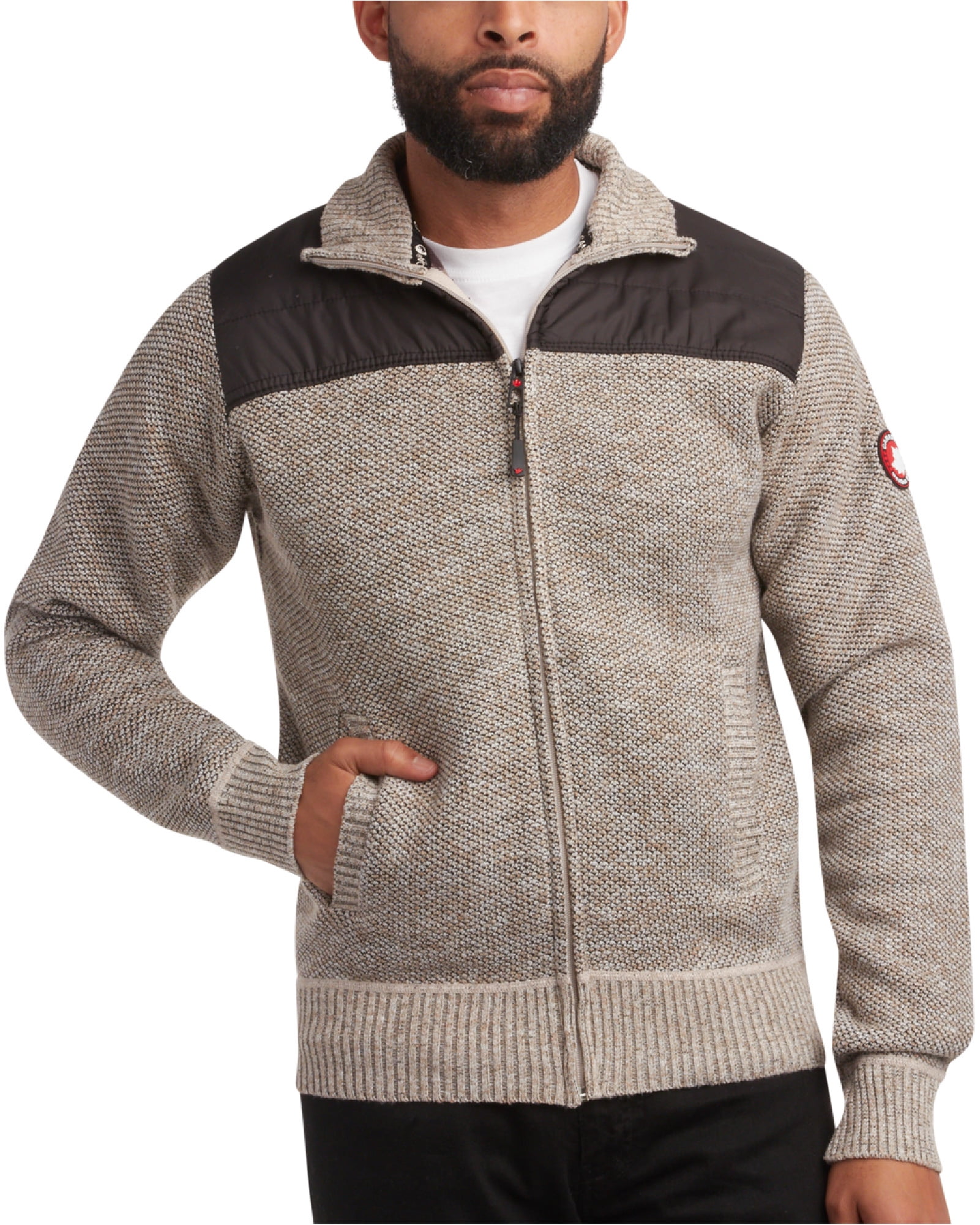 CANADA WEATHER GEAR Men's Sweater - Classic Zip Up Polar Fleece Mens ...