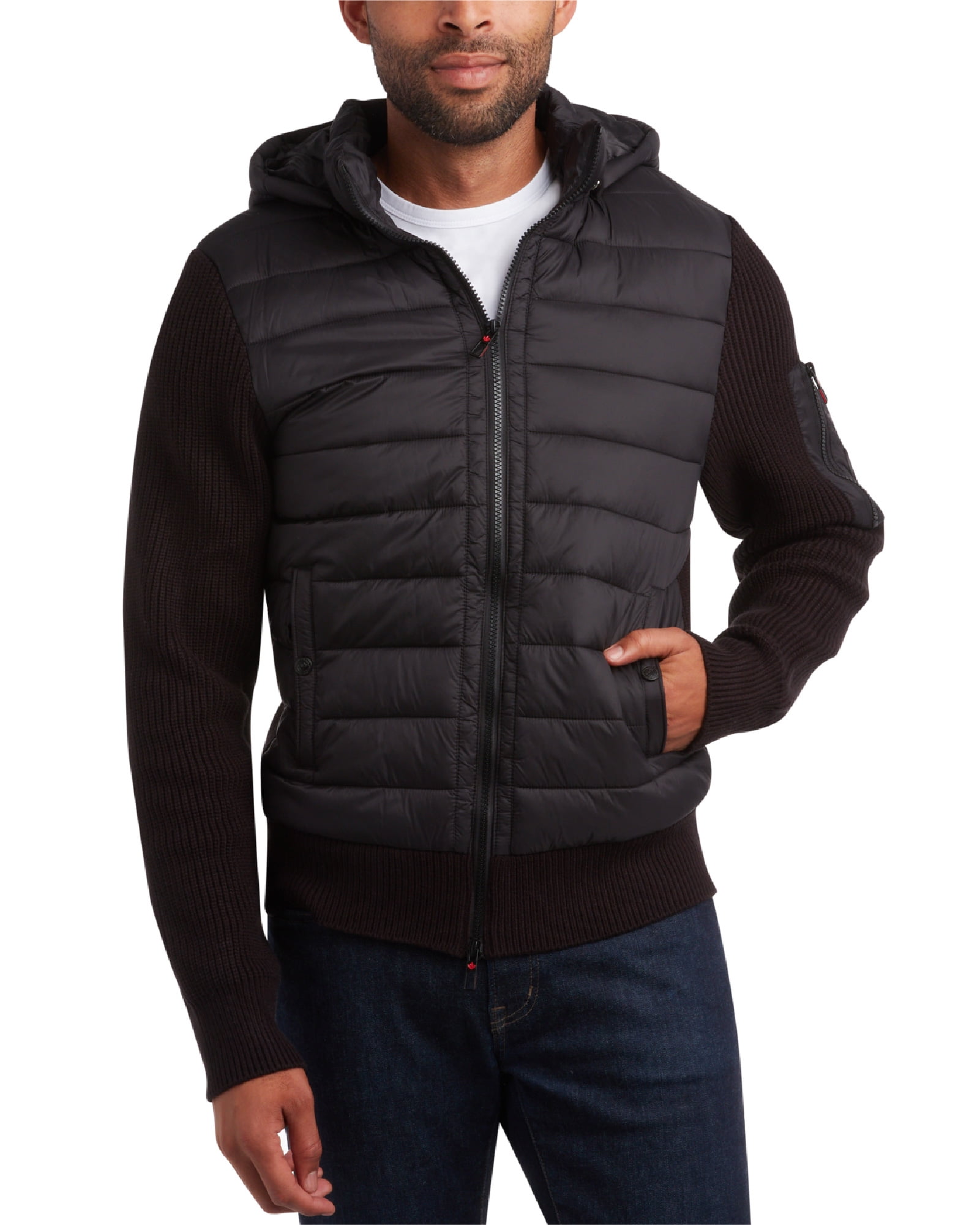 CANADA WEATHER GEAR Men's Sweater - Cozy Full Zip Up Hoodie Puffer Sweaters for Men (M-XXL ...