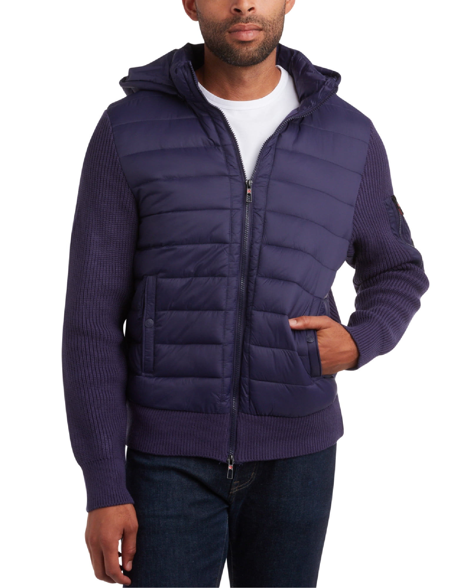 CANADA WEATHER GEAR Men's Sweater - Cozy Full Zip Up Hoodie Puffer ...