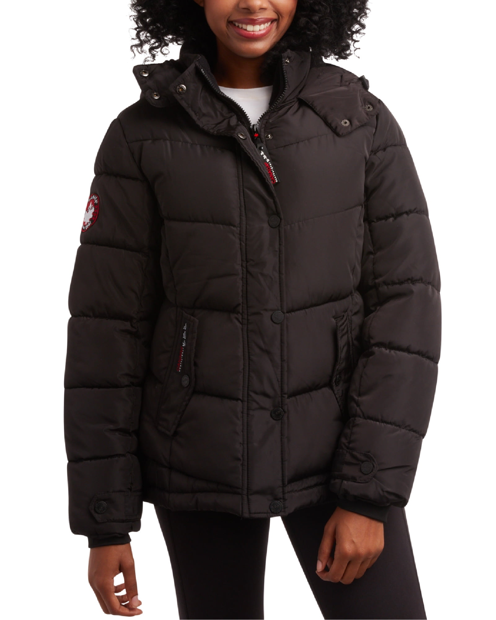 CANADA WEATHER GEAR Women's Winter Coat - Quilted Heavyweight Puffer ...