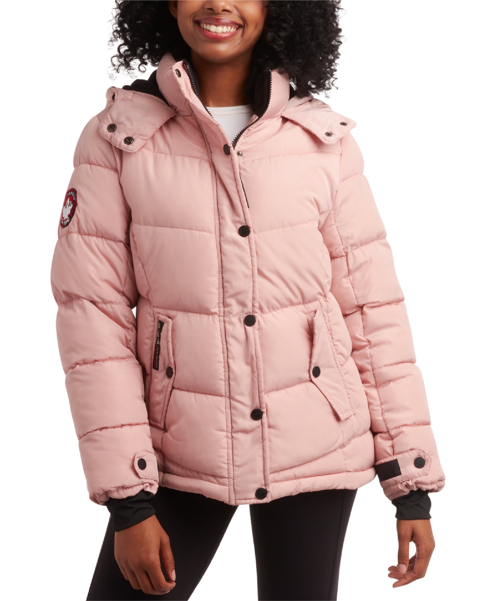 CANADA WEATHER GEAR Women's Winter Coat - Quilted Heavyweight Puffer ...