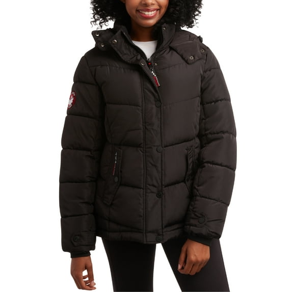 CANADA WEATHER GEAR Women's Winter Coat - Quilted Heavyweight Puffer ...