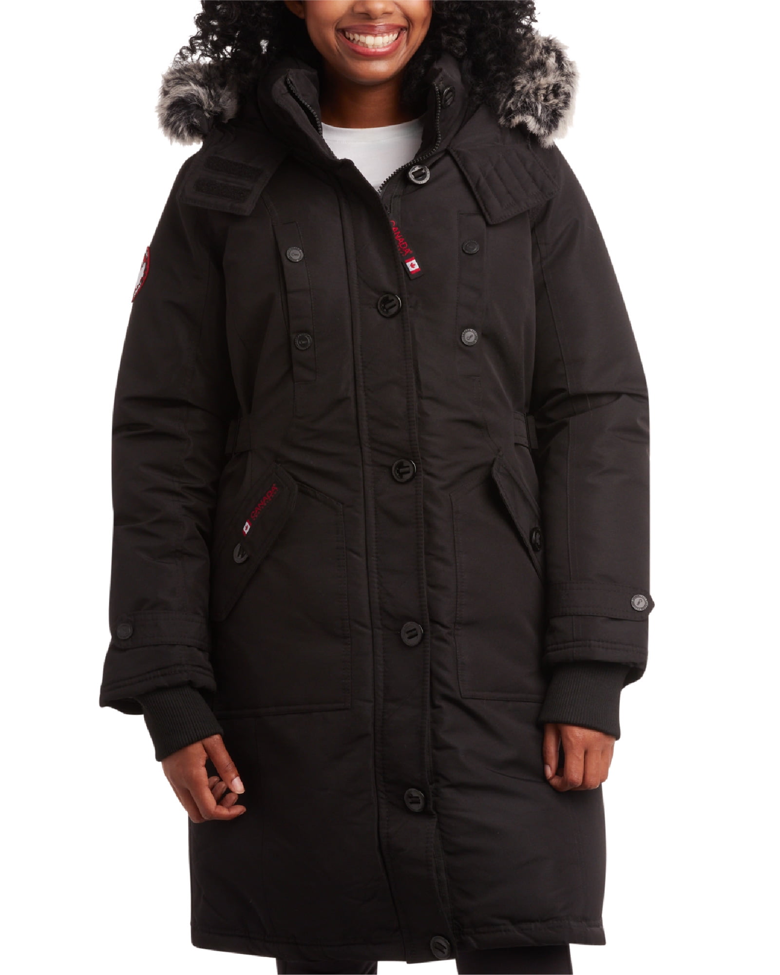 CANADA WEATHER GEAR Women's Winter Coat - Wind Water Resistant Faux Fur ...