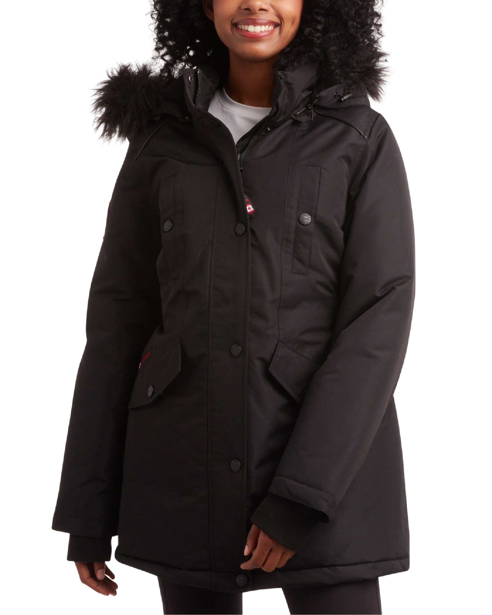 CANADA WEATHER GEAR Women's Winter Coat - Wind Water Resistant Faux Fur ...