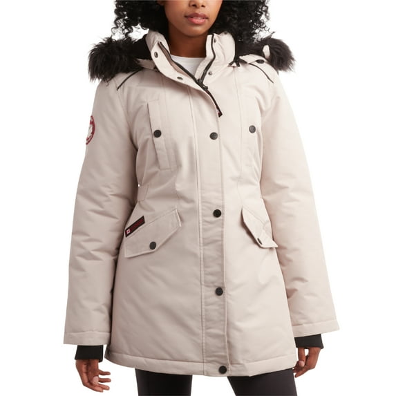 CANADA WEATHER GEAR Women's Winter Coat - Wind Water Resistant Faux Fur ...