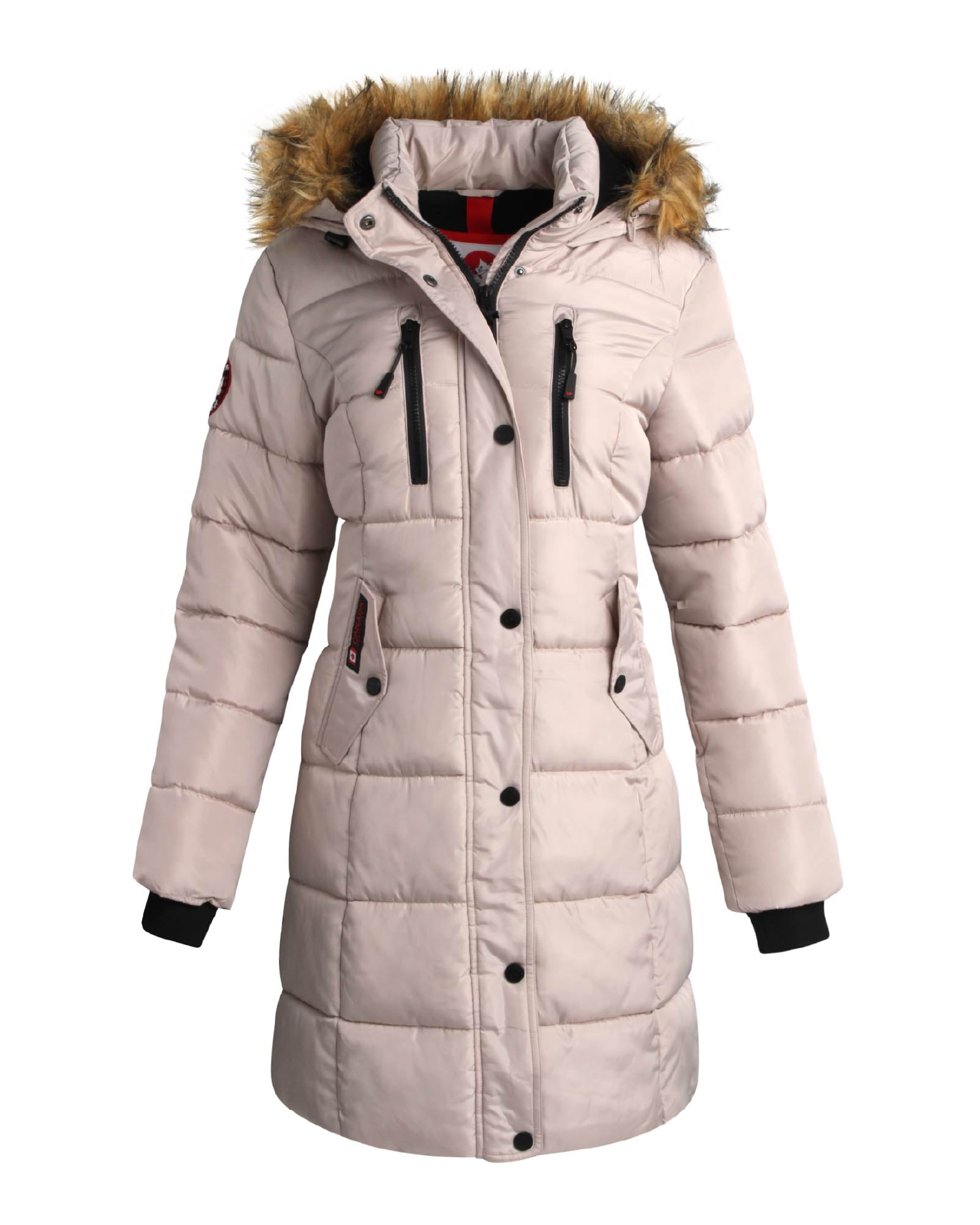 CANADA WEATHER GEAR Women's Winter Jacket - Heavyweight Long Length ...