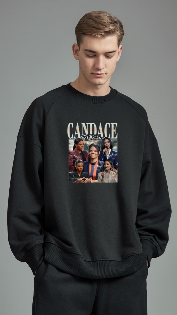 CANDACE OWENS Sweatshirt Vintage Homage Fan Tees Retro 90s, for men ...