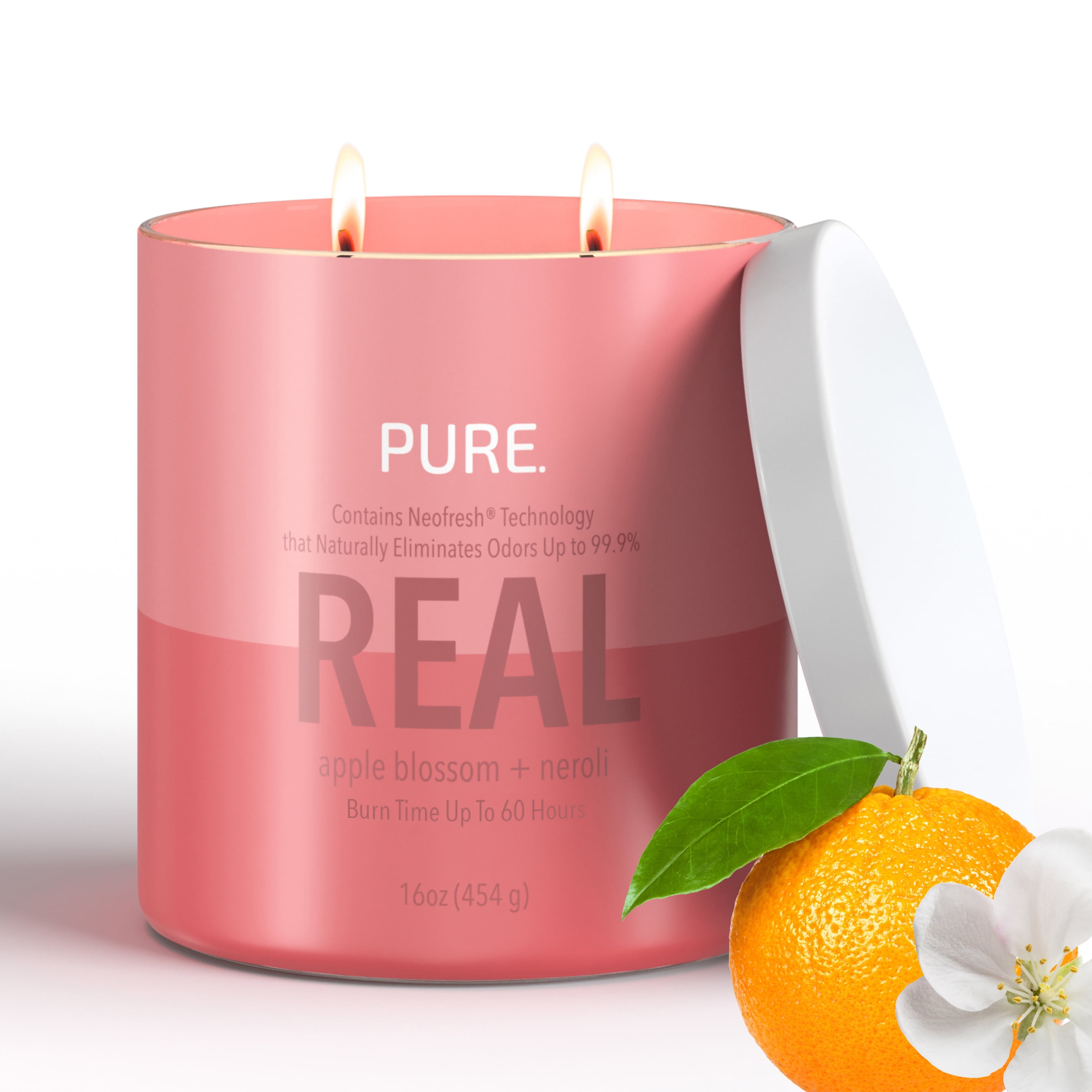 Candle-Lite Pure Apple Blossom & Neroli Odor Eliminating Scented ...