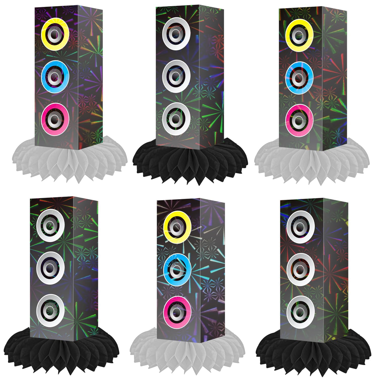 CANDY CHEF HipTRDN Hop Party Honeycomb Centerpieces 9Pcs 80s 90s Party ...