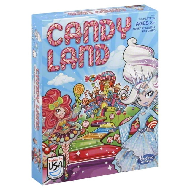 CANDYLAND Candy Land Board Game, 4 Characters, 2-4 Players - Walmart.com