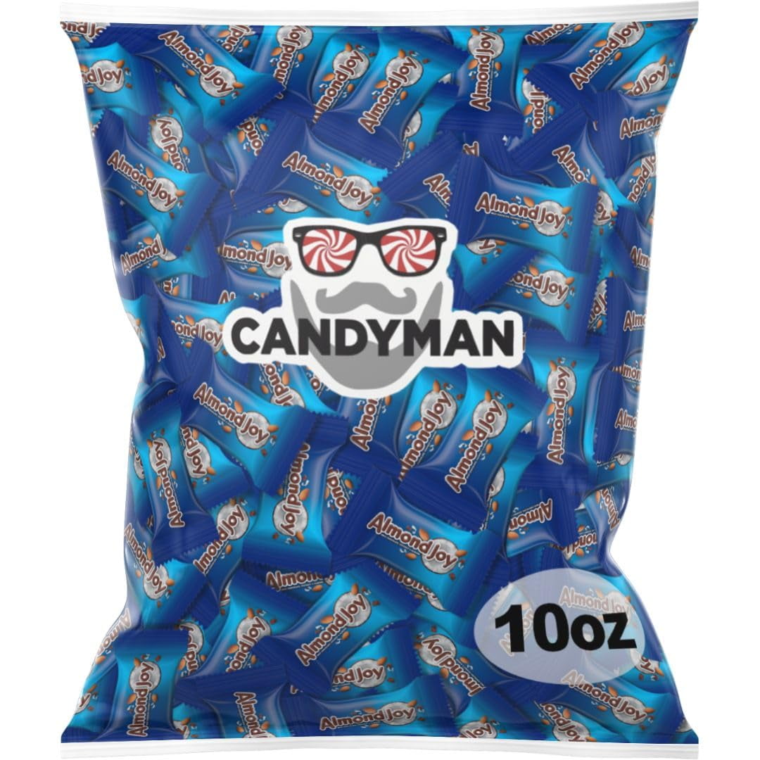 CANDYMAN (10 OZ) Chocolate Candy Bundle of Almond Joy Individually ...