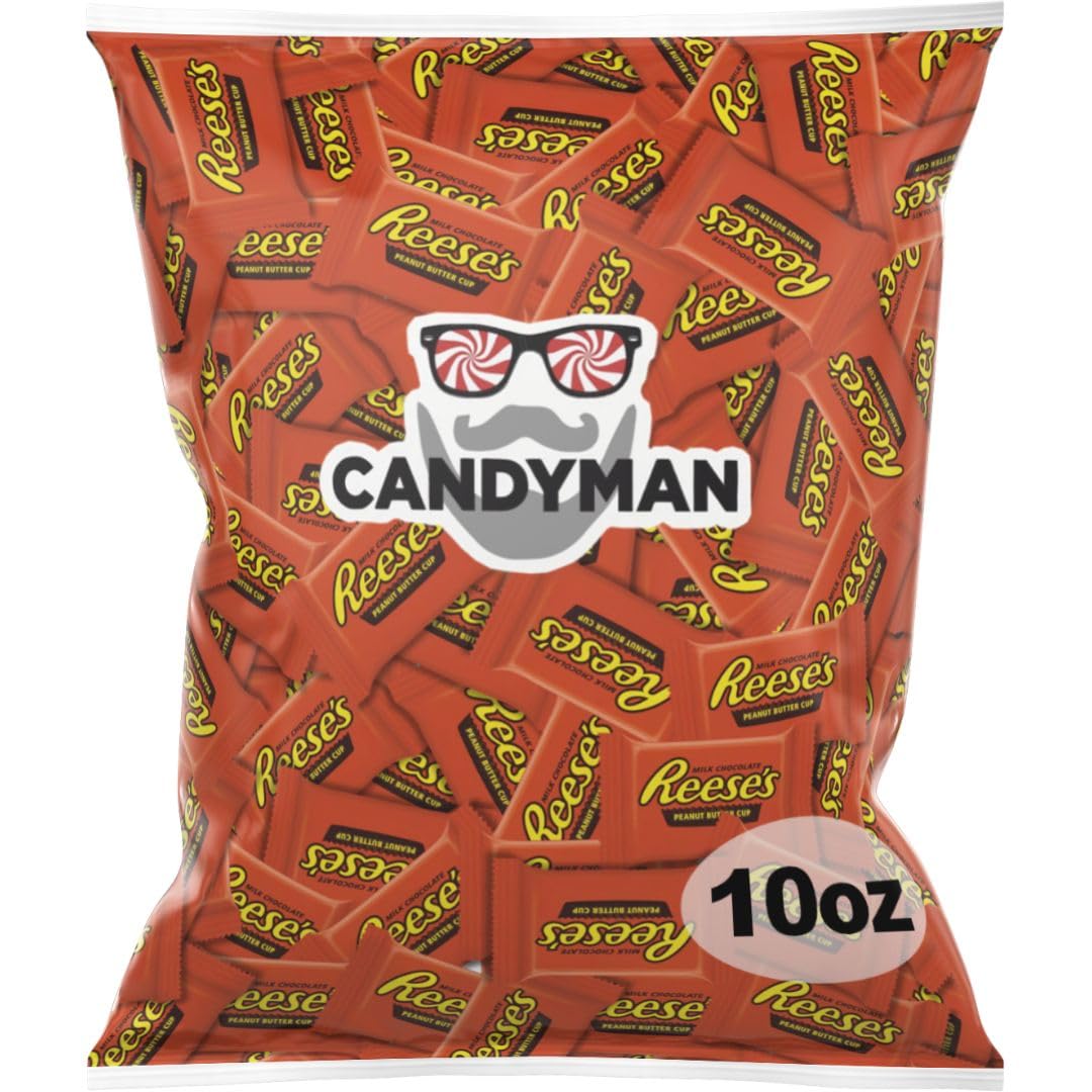 CANDYMAN (10 OZ) Chocolate Candy Bundle of Reeses Cups Chocolates ...