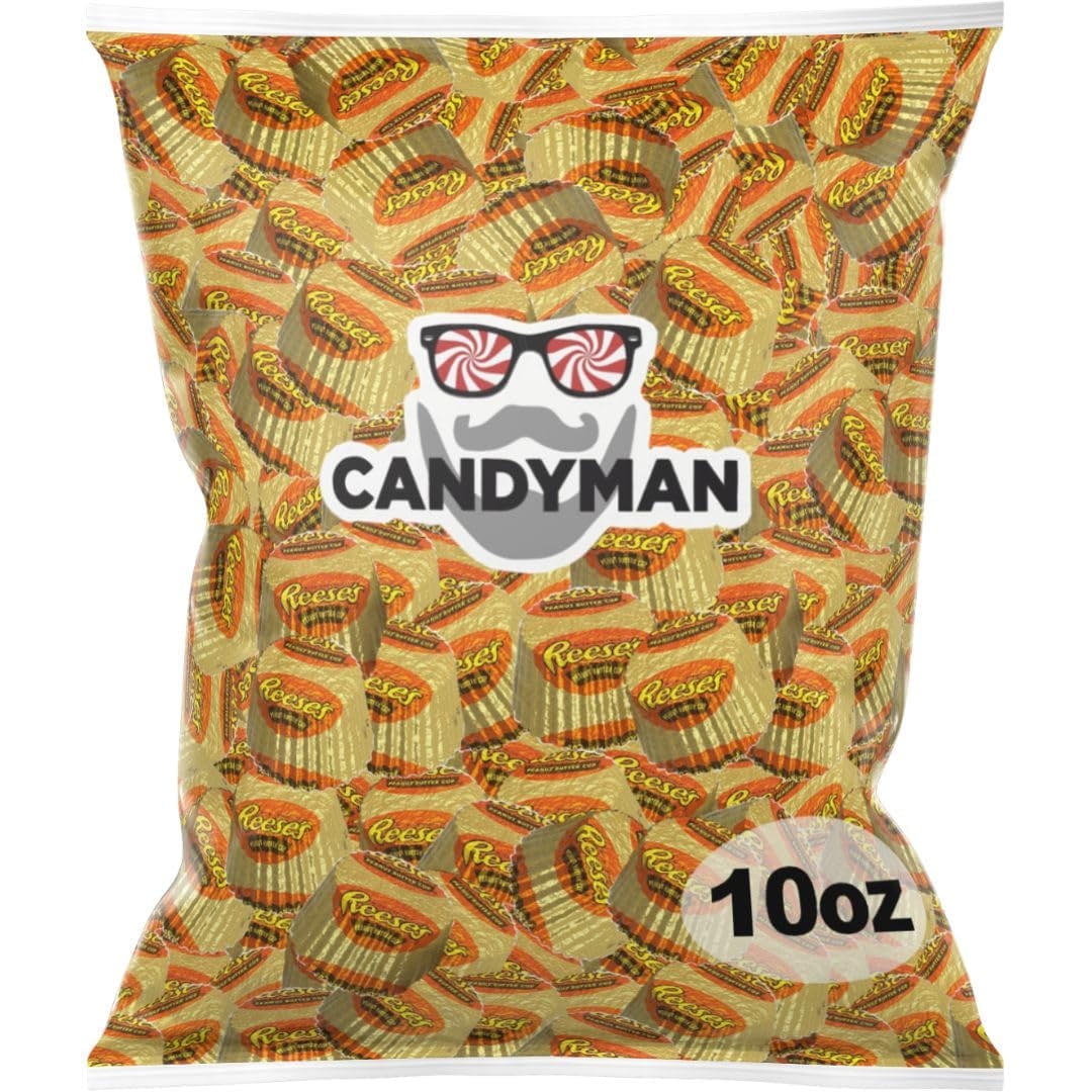 CANDYMAN (10 OZ) Chocolate Candy Bundle of Reeses Cups Mini Chocolates ...