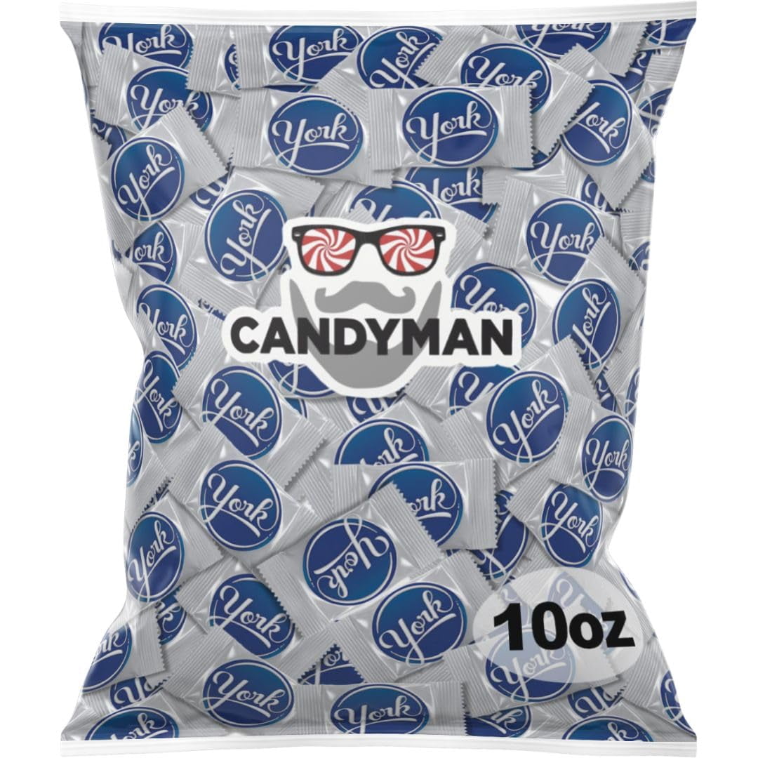CANDYMAN (10 OZ) Chocolate Candy Bundle of York Peppermint Patties ...