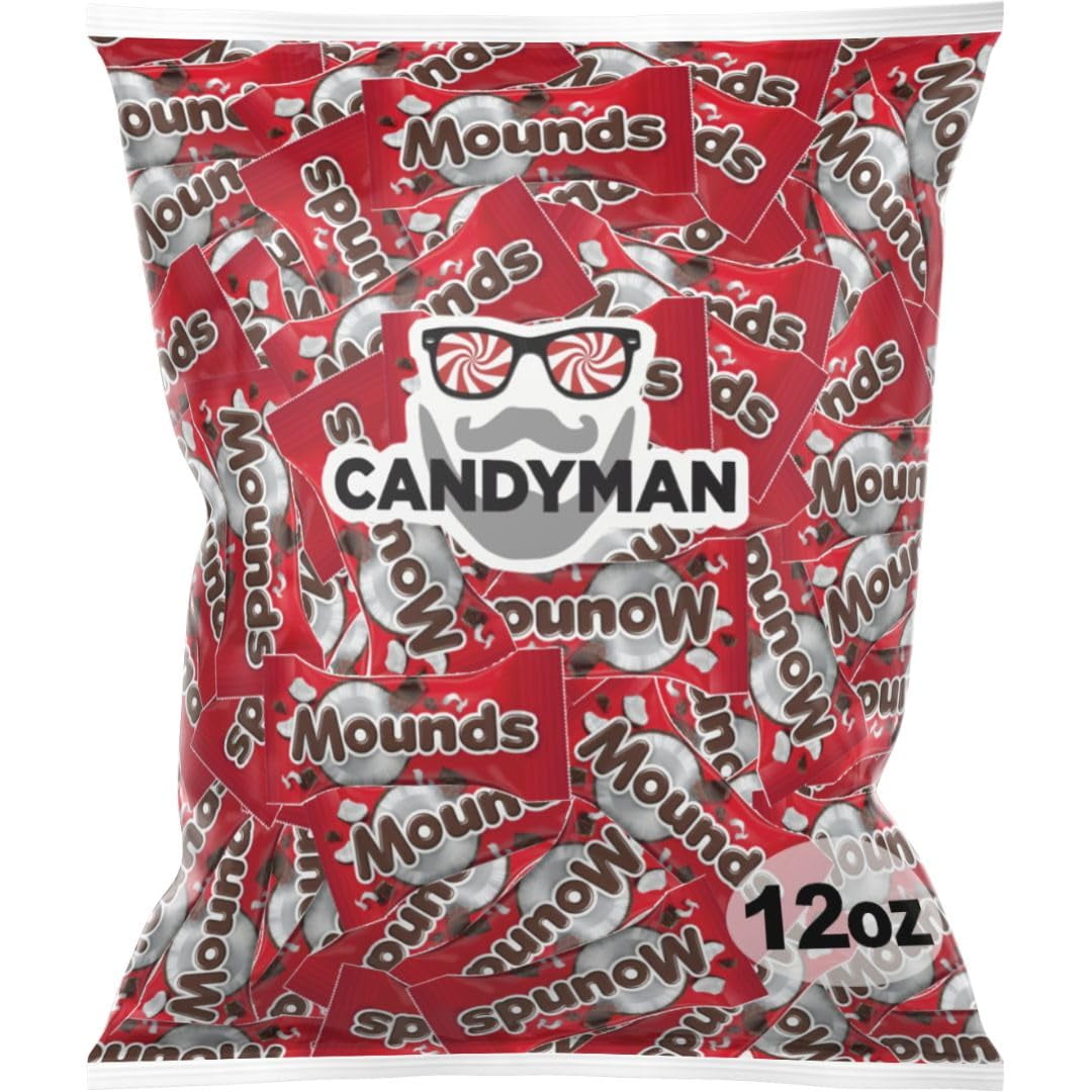 CANDYMAN (12 OZ) Chocolate Candy Bundle of Mounds Chocolate ...