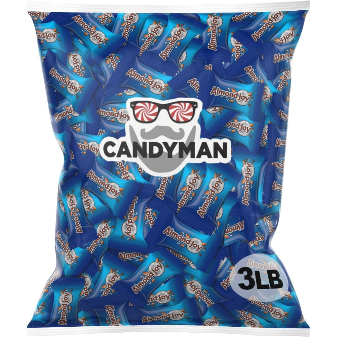 CANDYMAN (3 Lbs) Chocolate Candy Bundle of Almond Joy Individually ...