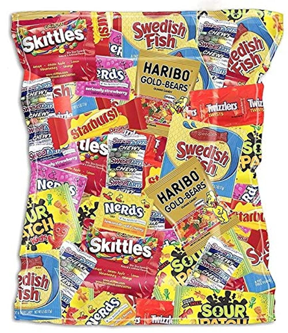 CANDYMAN Large Family Bag: 3lb Assorted Candy Party Mix with M&M's ...