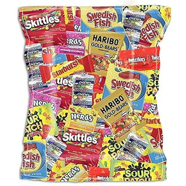 CANDYMAN Large Family Bag: 3lb Assorted Candy Party Mix with M&M's ...
