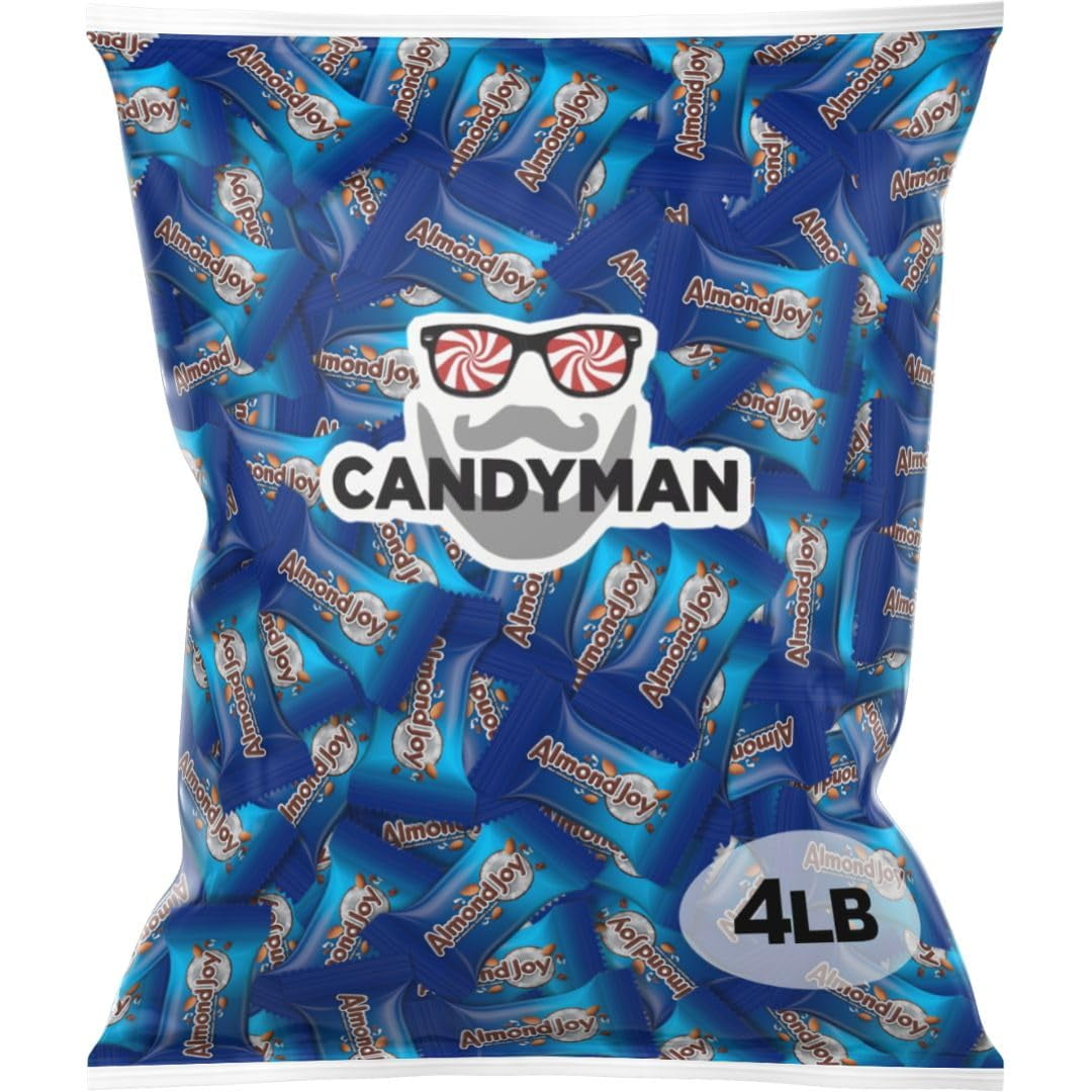 CANDYMAN (4 Lbs) Chocolate Candy Bundle of Almond Joy Individually ...