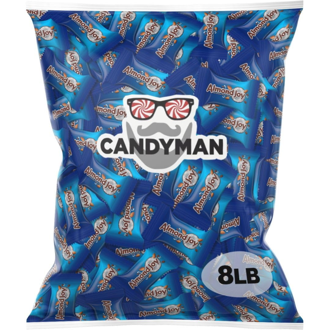 CANDYMAN (8 Lbs) Chocolate Candy Bundle of Almond Joy Individually ...