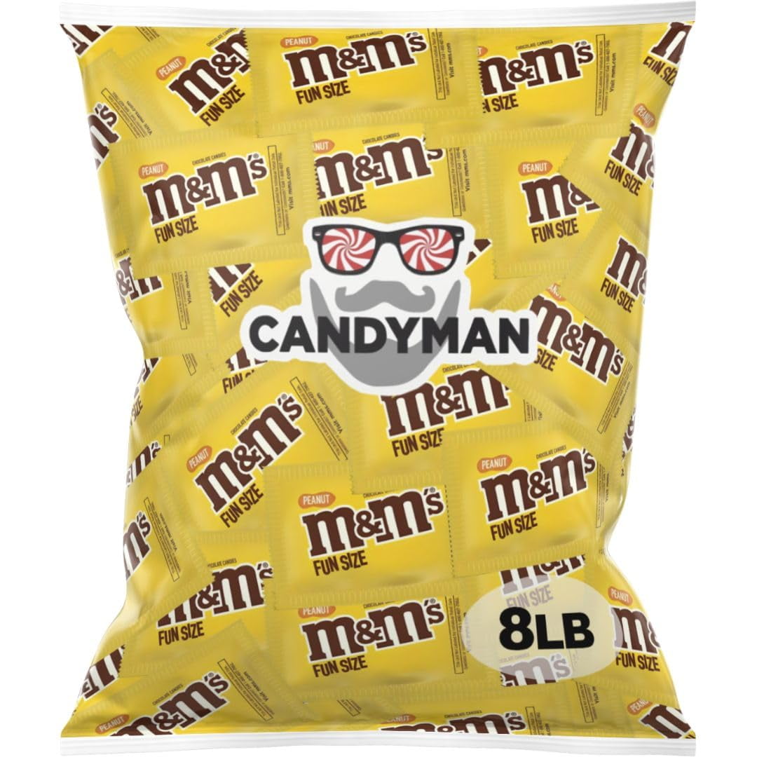 CANDYMAN (8 Lbs) Chocolate Candy Bundle of Peanut M&M's Chocolate ...