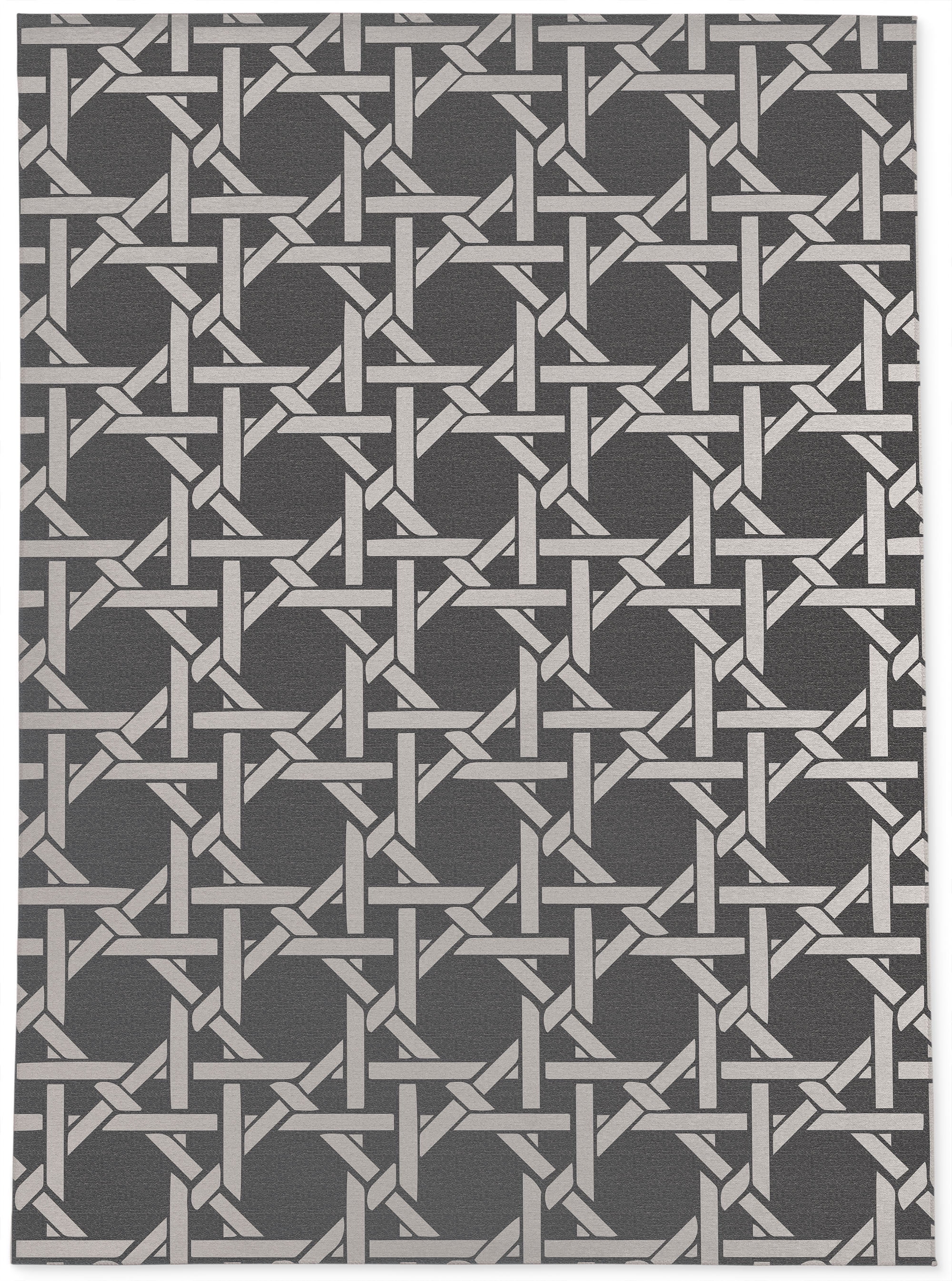 CANE CHARCOAL Outdoor Rug By Kavka Designs - Walmart.com