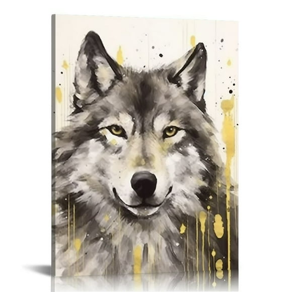 Wolf Paintings Canvas