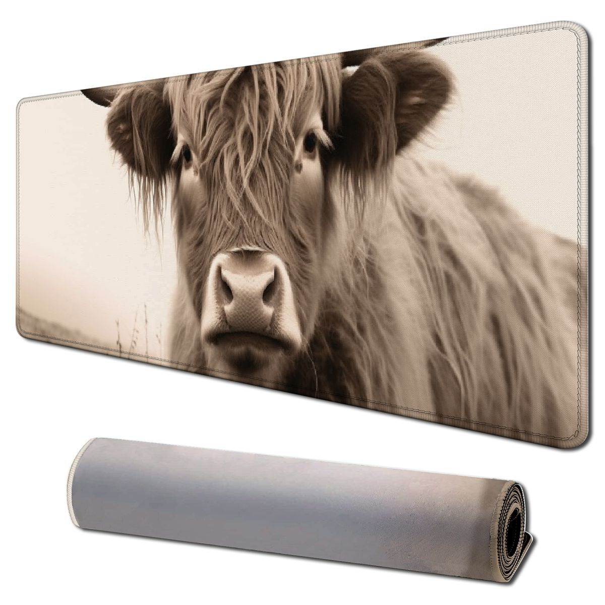 CANFLASHION Cow Cow Large Desk Mat for Gamer/Desktop/Office/Home 31 ...