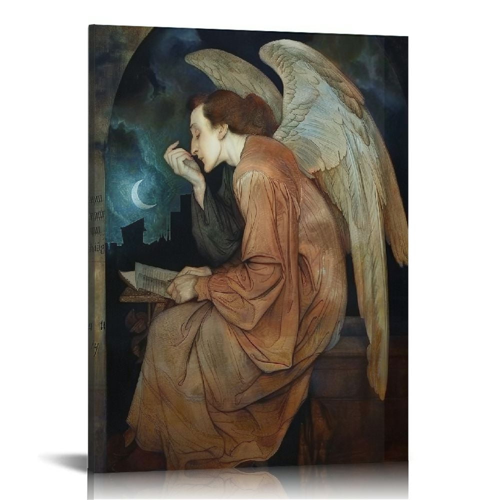 WENZZ of the Canvas in Black Frame | Fine Artwork Painting Reproduction ...