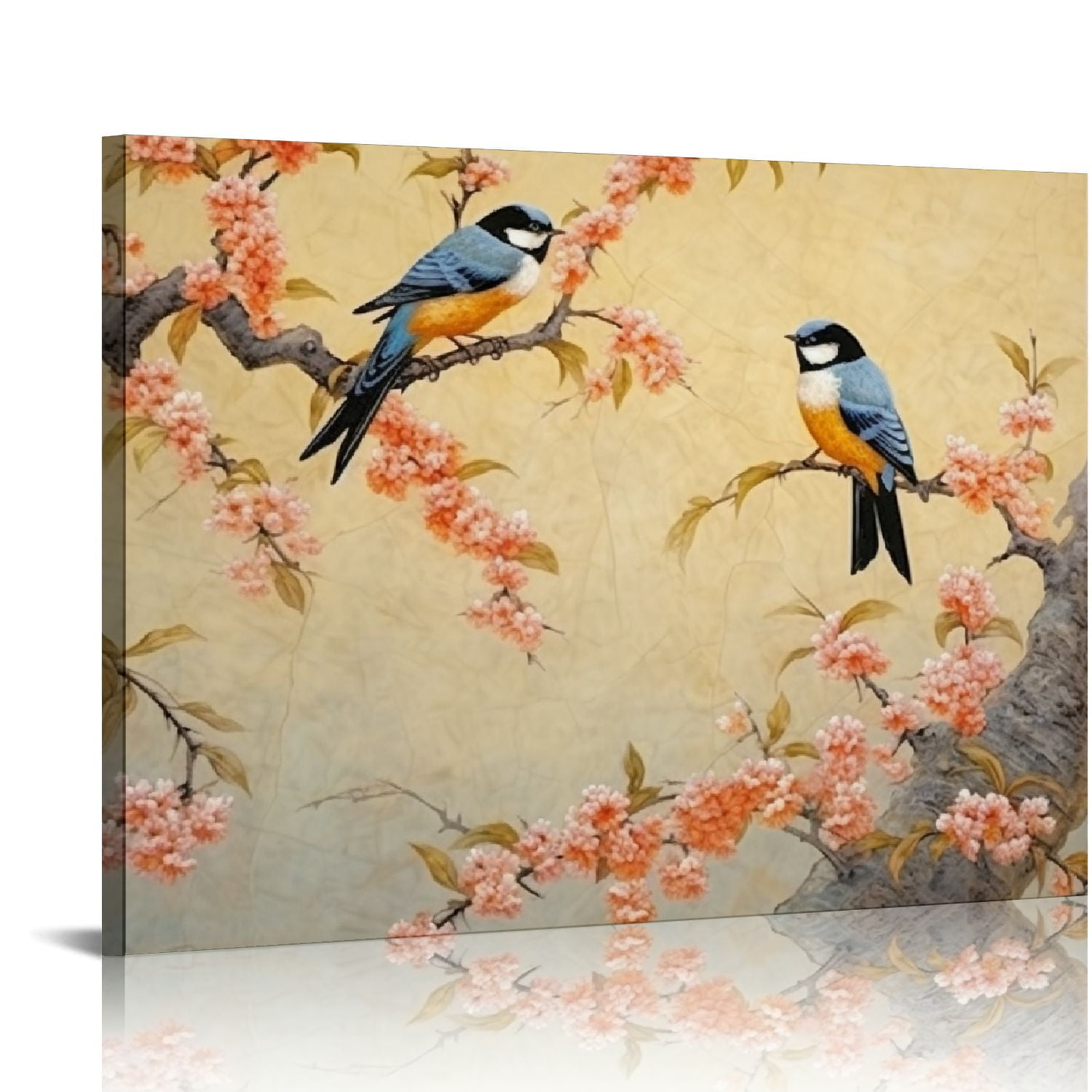CANFLASHION Morning Glory Flowers Floral Birds Wall Picture Art Print ... CANFLASHION Morning Glory Flowers Floral Birds Wall Picture Art Print ...