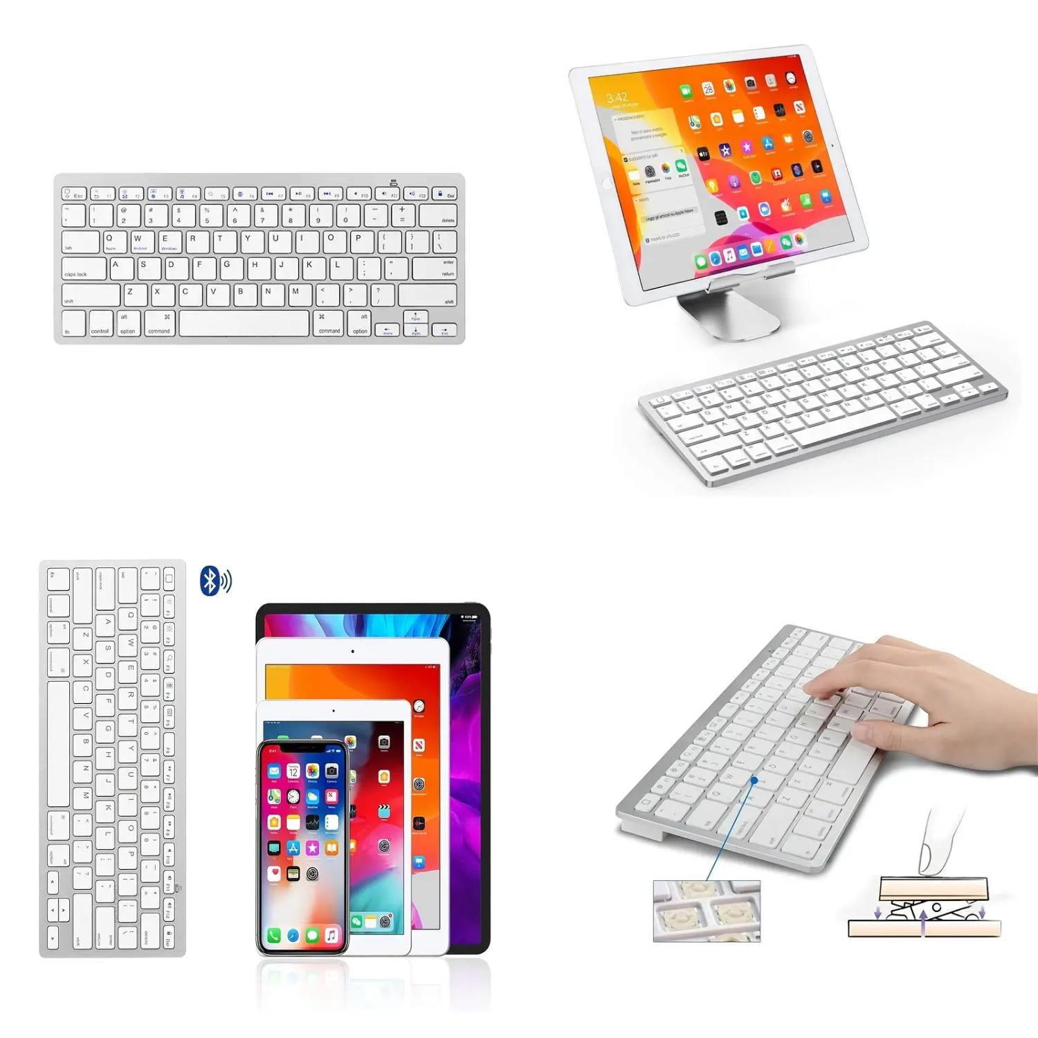 CANGGNG Efficient Ultra Slim Portable Mini Wireless Keyboard for Phone ...