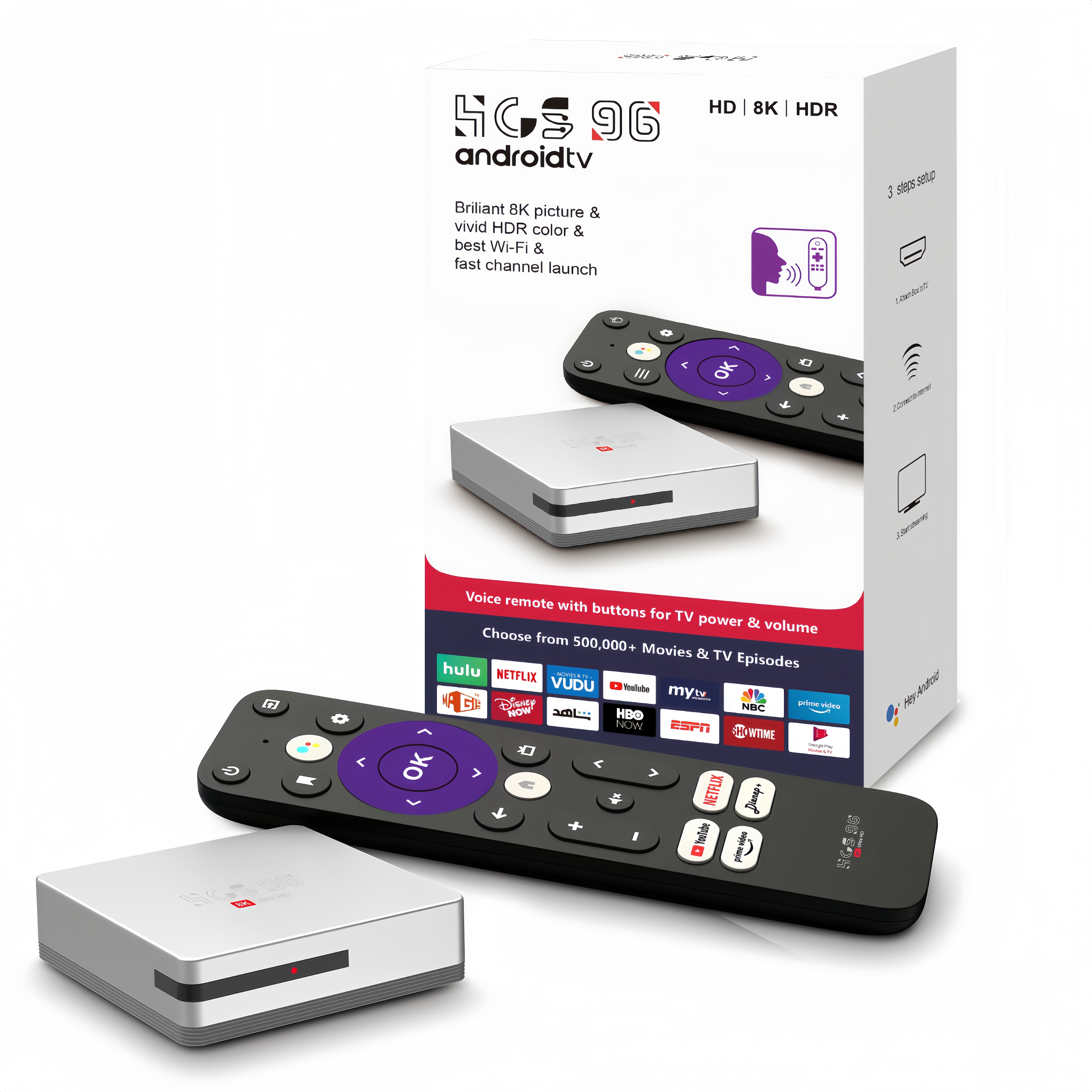 Roku Express 4K+ | Streaming Player HD/4K/HDR with Roku Voice Remote ...